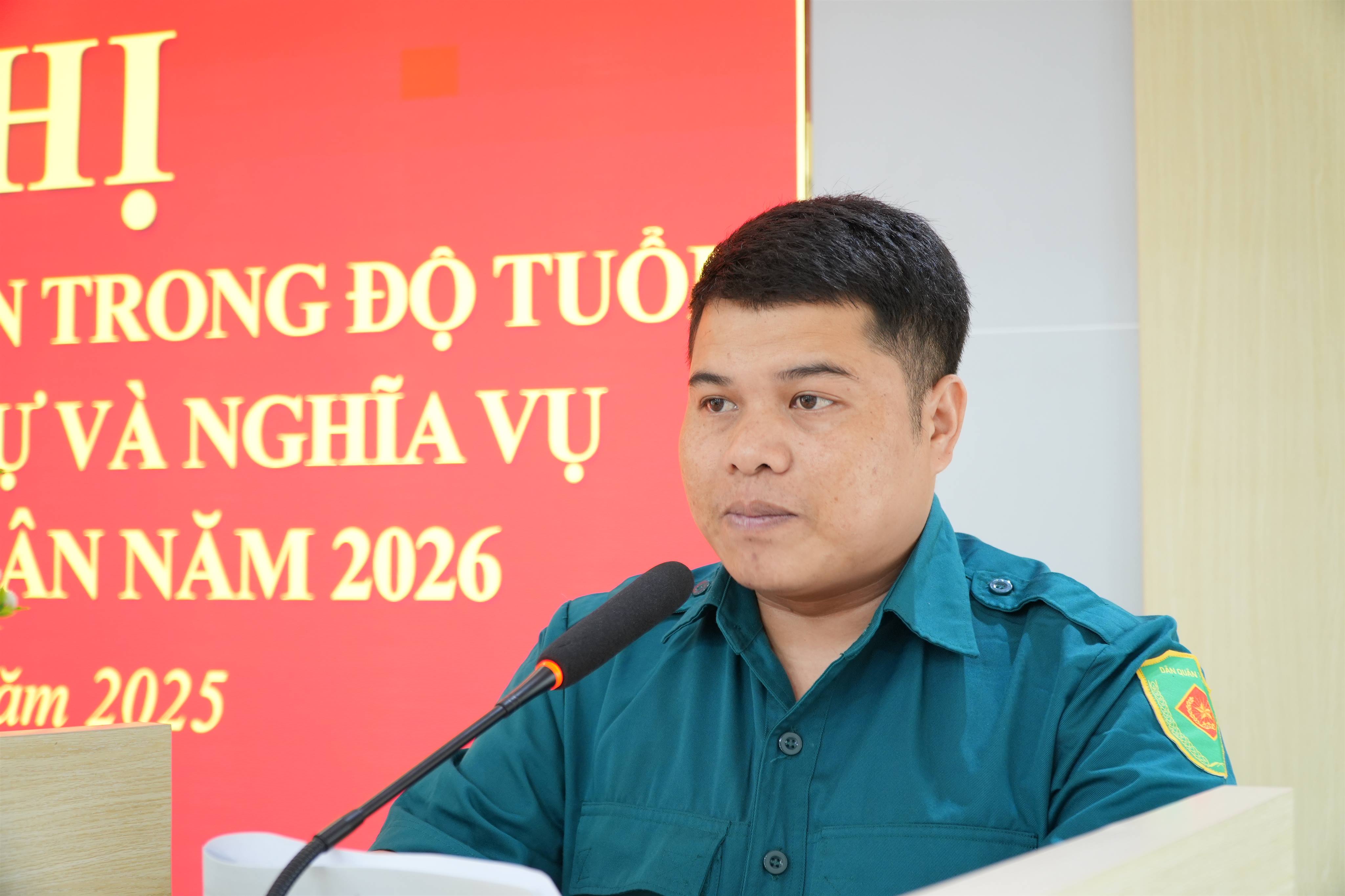 TÂY GIANG: HỘI ĐỒNG NGHĨA VỤ QUÂN SỰ XÃ TỔ CHỨC HỘI NGHỊ XÉT DUYỆT TIÊU CHUẨN NHẬP NGŨ VÀ THỰC ...